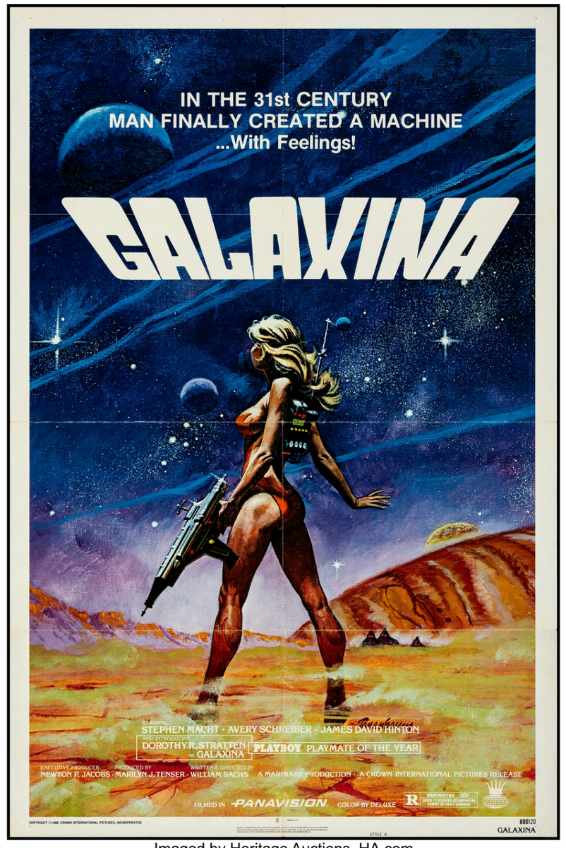 Original Galaxina, 1980 Movie Poster – Jean and James